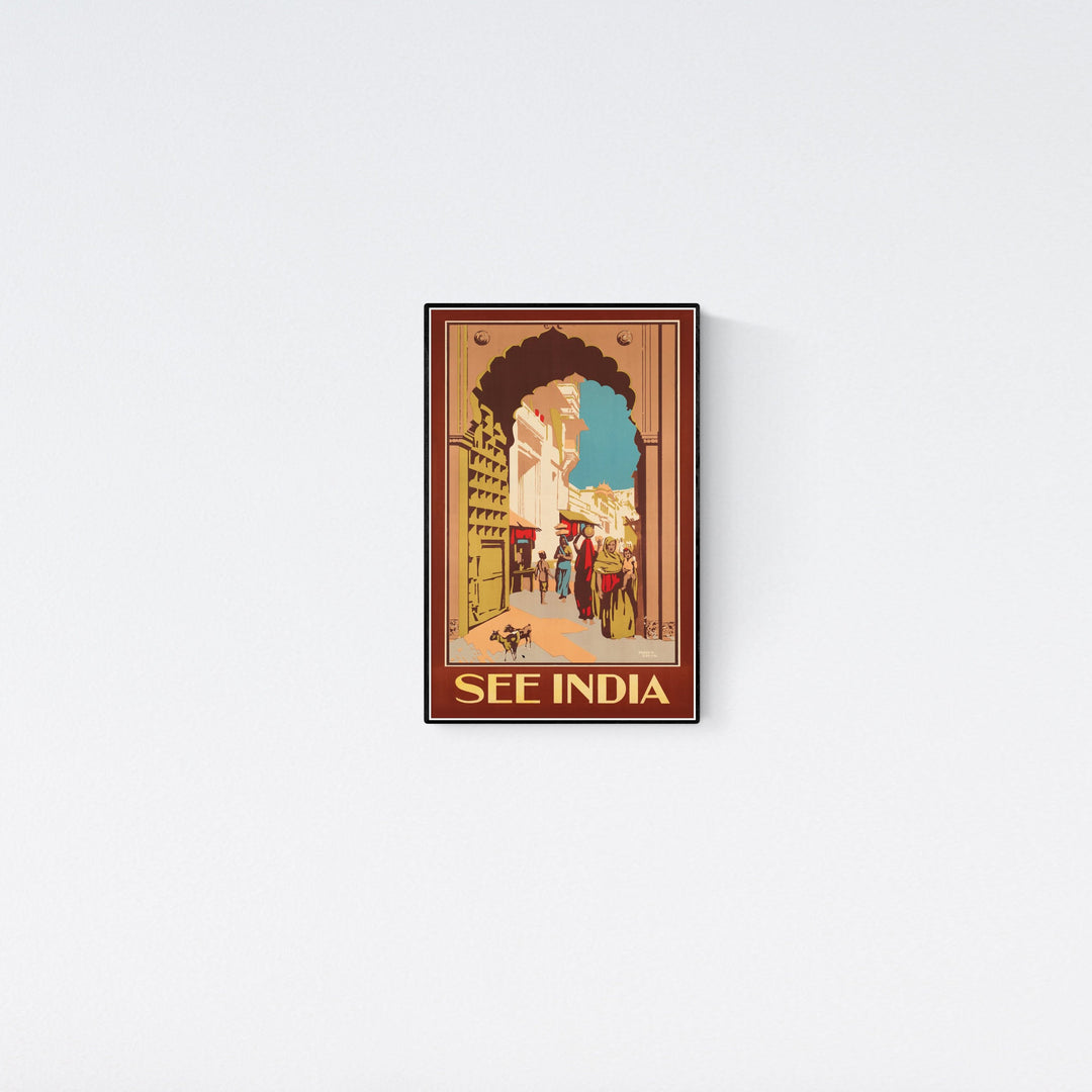 1920s 'See India' Travel Poster – Brown History